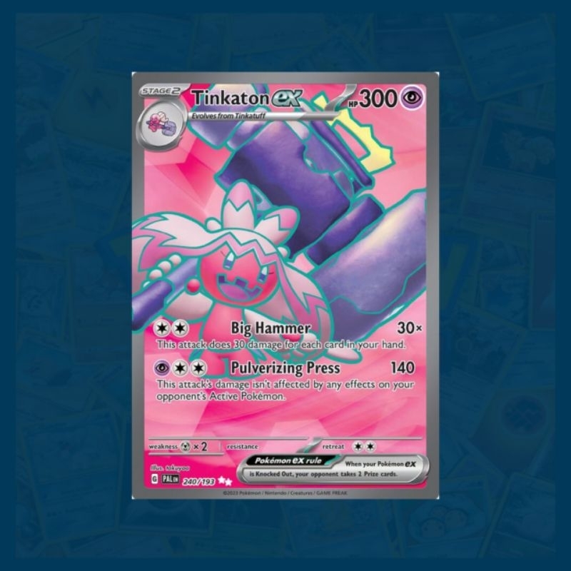Tinkaton Ex (240/193) Full Art | Paldea Evolved | Pokemon TCG Card ...