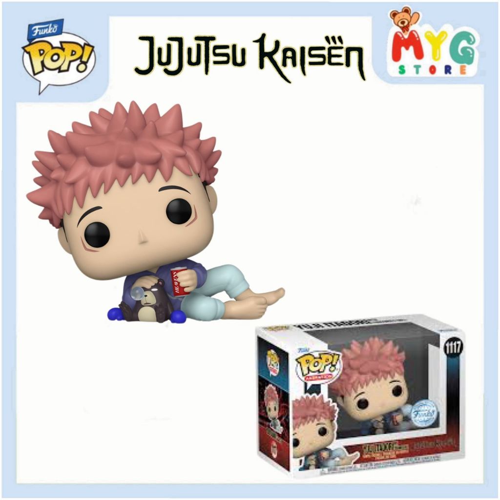 Funko Pop Vinyl Jujutsu Kaisen 1117 Yuji Itadori With Tsukamoto Doll ...