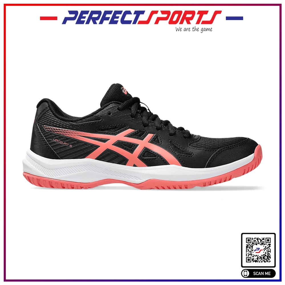 ASICS UPCOURT 6 Women's Indoor Shoes BLACK/PAPAYA | Shopee Malaysia