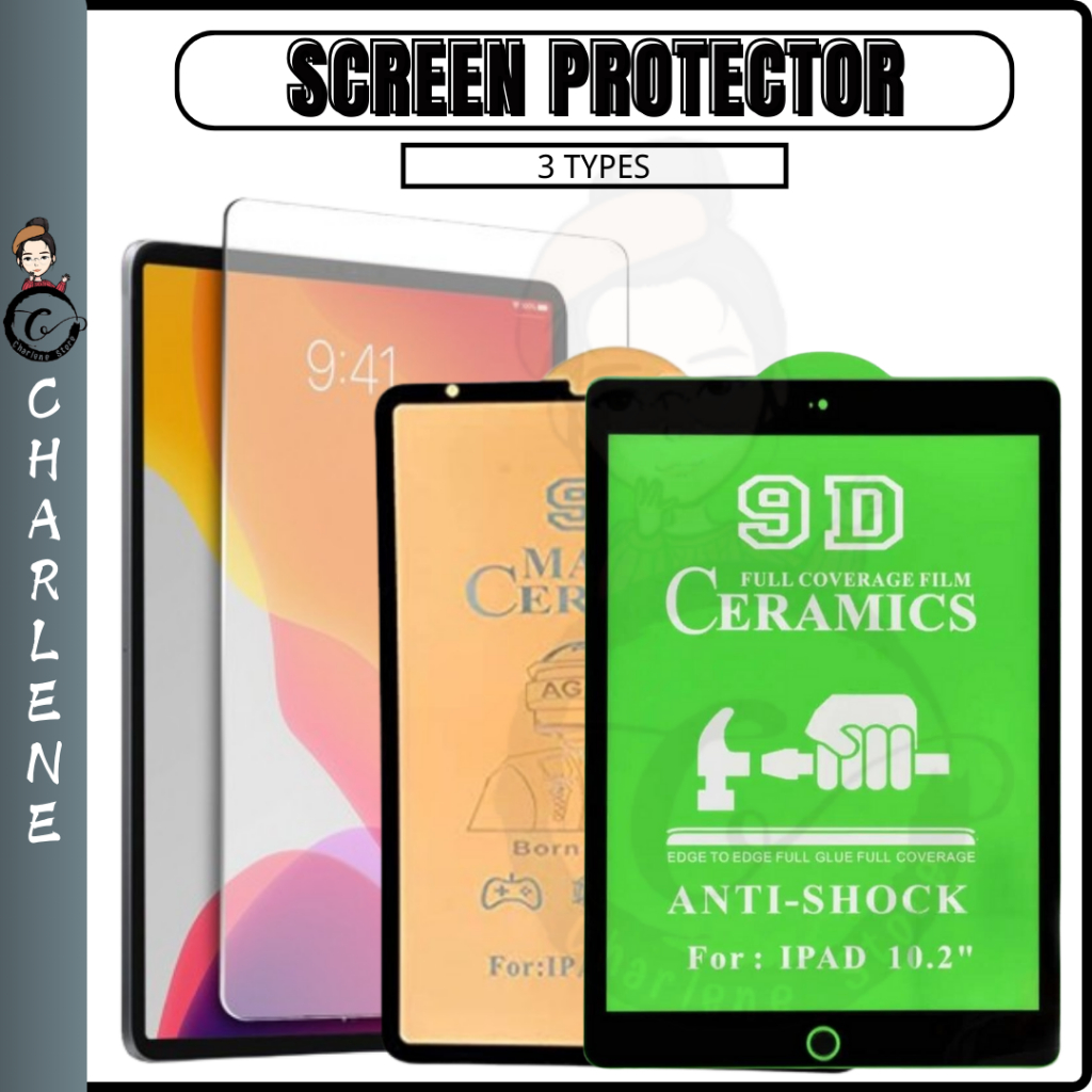Tempered Glass Screen Protecter Ceramic for iPad Mini 1 2 3 4 5 Air 1 ...