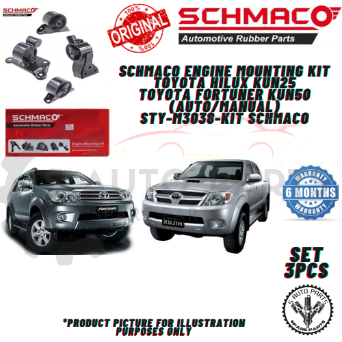 TOYOTA HILUX KUN25 / FORTUNER KUN50 (AUTO / MANUAL) SCHMACO ENGINE ...