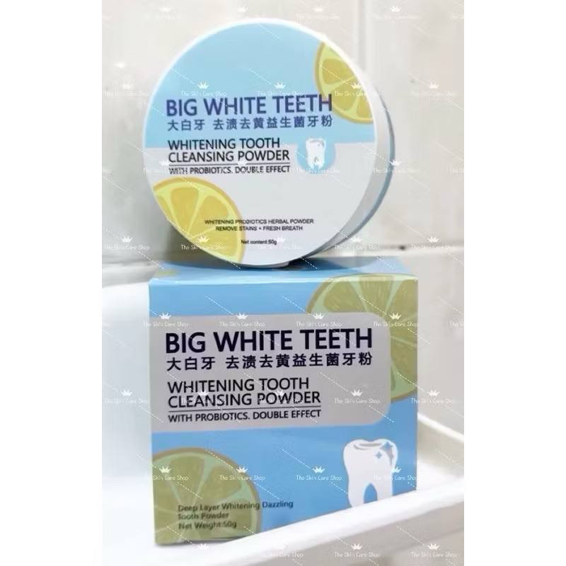 [Ready Stock] Big White Teeth Whitening Tooth Cleansing Powder ...