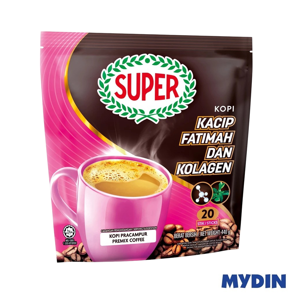 Super Power 5 in 1 Coffee Kacip Fatimah and Collagen (20 sticks ...