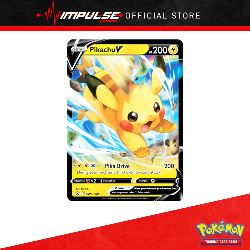 Promo Card Pokemon Tcg Eng: SWSH285 Pikachu V | Shopee Malaysia