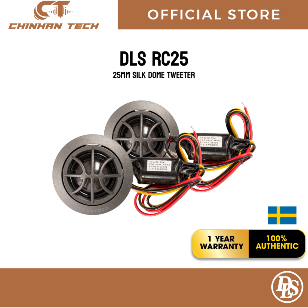 DLS RC25 25MM SILK DOME TWEETER | Shopee Malaysia