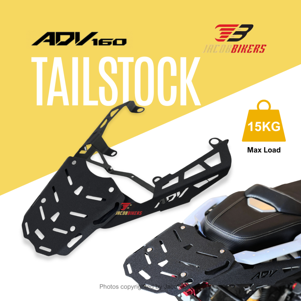 Honda ADV160 ADV 160 Tailstock Luggage Top Box Rack Spoiler Heavy Duty ...