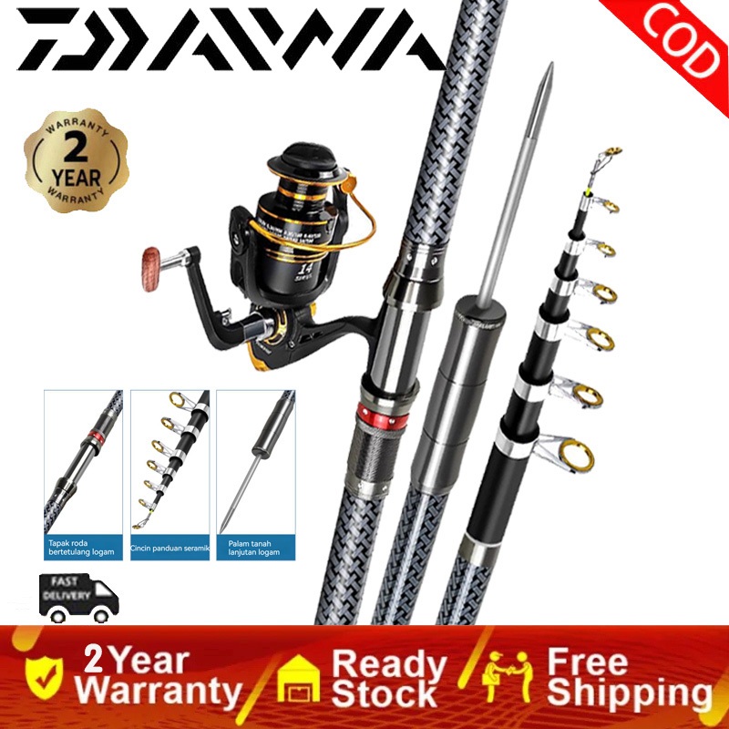 Rod Fishing Rod Medium Light Rod Joran Pancing Spinning ML Rod Pancing ...