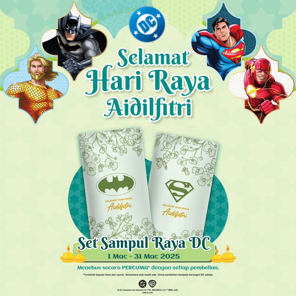 [NEW] DC x Aurora Italia Sampul Raya DC Batik Raya Batman & Superman ...