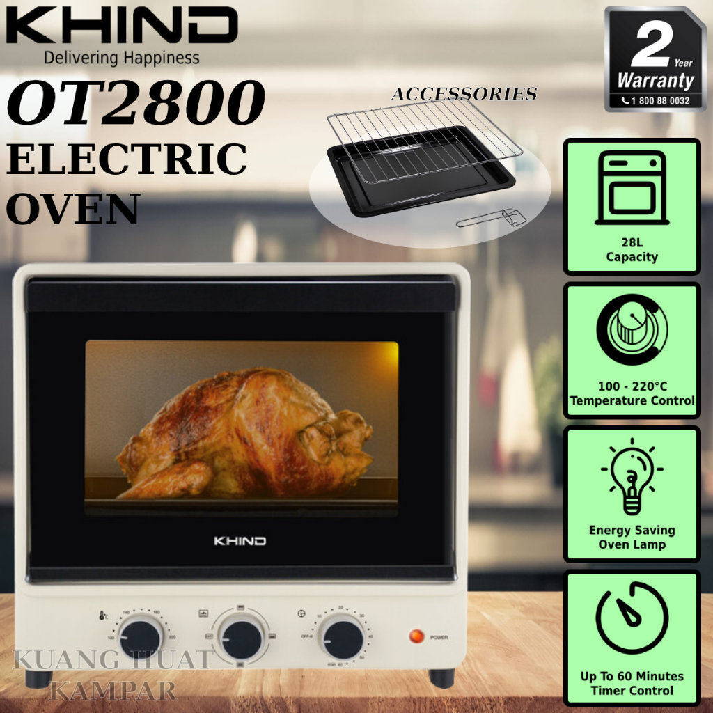 KHIND 28L ELECTRIC OVEN OT2800 / OT-2800 // SHARP 30L OVEN | Shopee Malaysia