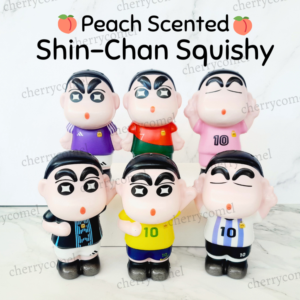 Peach Scented Crayon Shin-Chan ShinChan Squishy Toy Shin Chan 蜡笔小新 ...