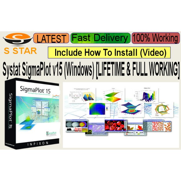 Systat SigmaPlot v15 (Windows) | Shopee Malaysia