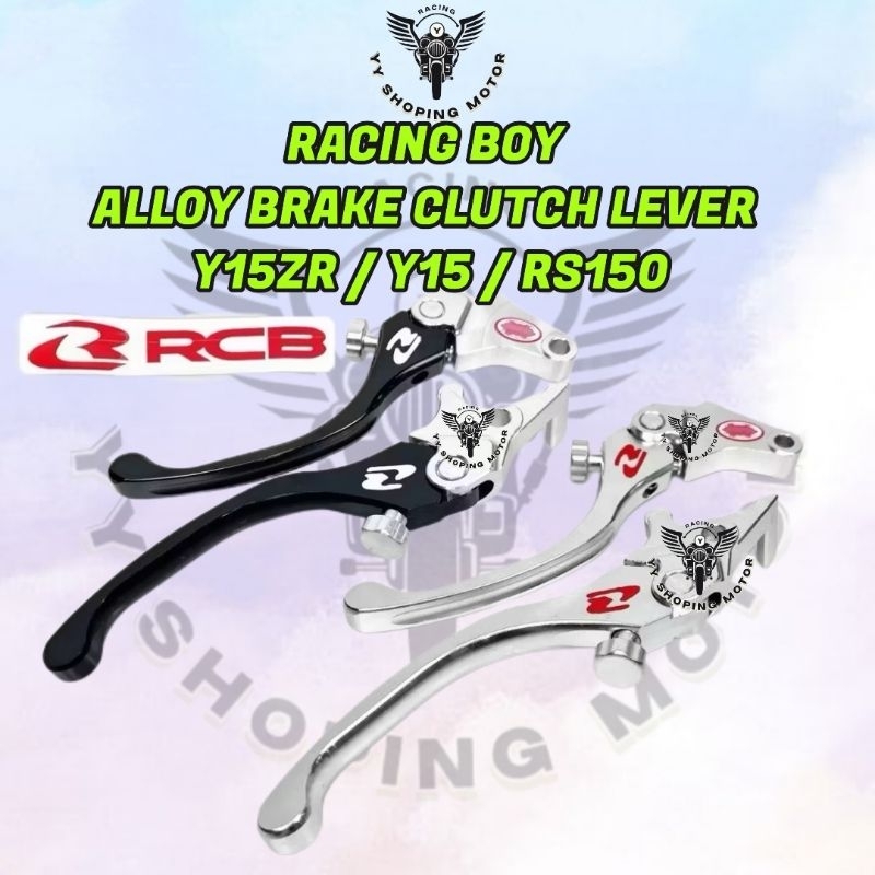 RCB S3 ALLOY CNC BRAKE CLUTCH LEVER Y15ZR Y15 RS150 RACING BOY BREAK LEVER KLATCH LEVER YAMAHA ...