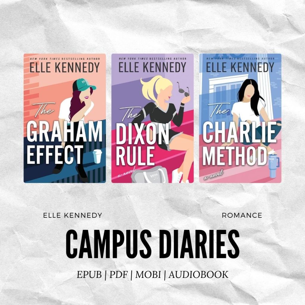 Campus Diaries by Elle Kennedy | The Graham Effect | Dixon Rule | Charlie Method | Shopee Malaysia