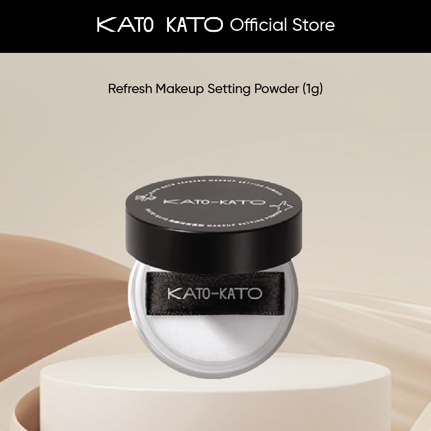 KATO-KATO Refresh Makeup Setting Powder (1g) KatoKato 刷新定妆散粉小样 (1g ...