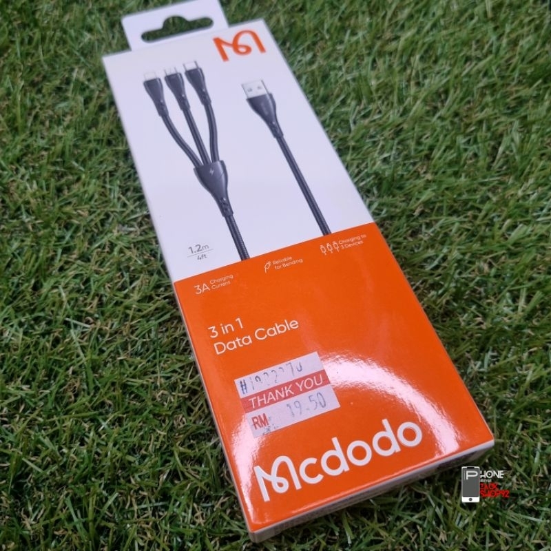 MCDODO 3 IN 1 DATA CABLE (CA-696) | Shopee Malaysia