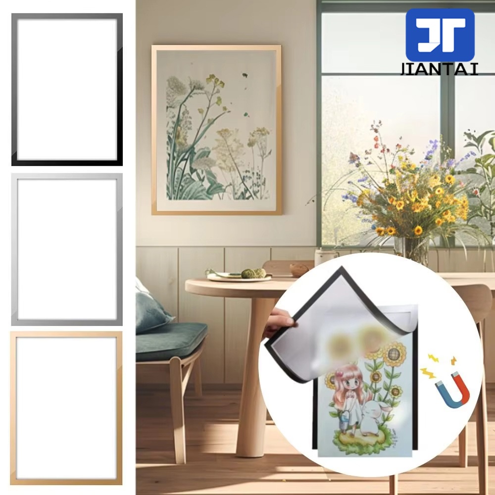 A4/A3 Magnetic Display Board Photo Certificate Office Sticky Wall Frame ...