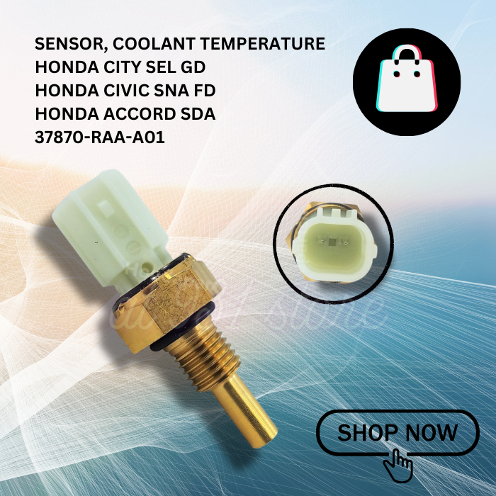 HONDA CITY GD SEL, CIVIC FD SNA, ACCORD SDA THERMO FAN SWITCH/ Coolant ...