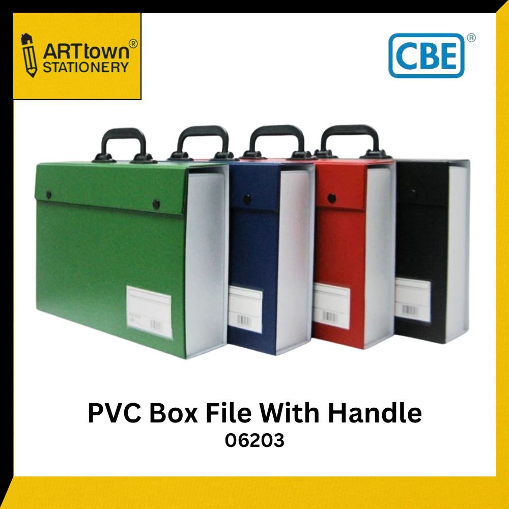 CBE 06203 PVC Box File - with handle (Ready Stock) | Shopee Malaysia