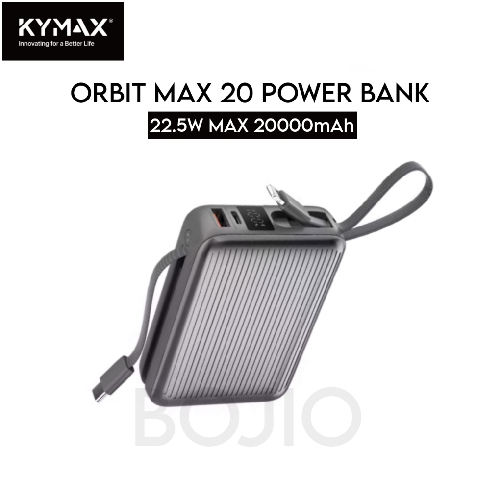 KYMAX Orbit Max 20 Power Bank | 20000mAh 22.5W SuperFast charging built ...