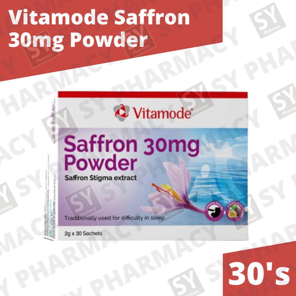 Vitamode Saffron 30mg Powder 30's (Exp: 09/2025) | Shopee Malaysia