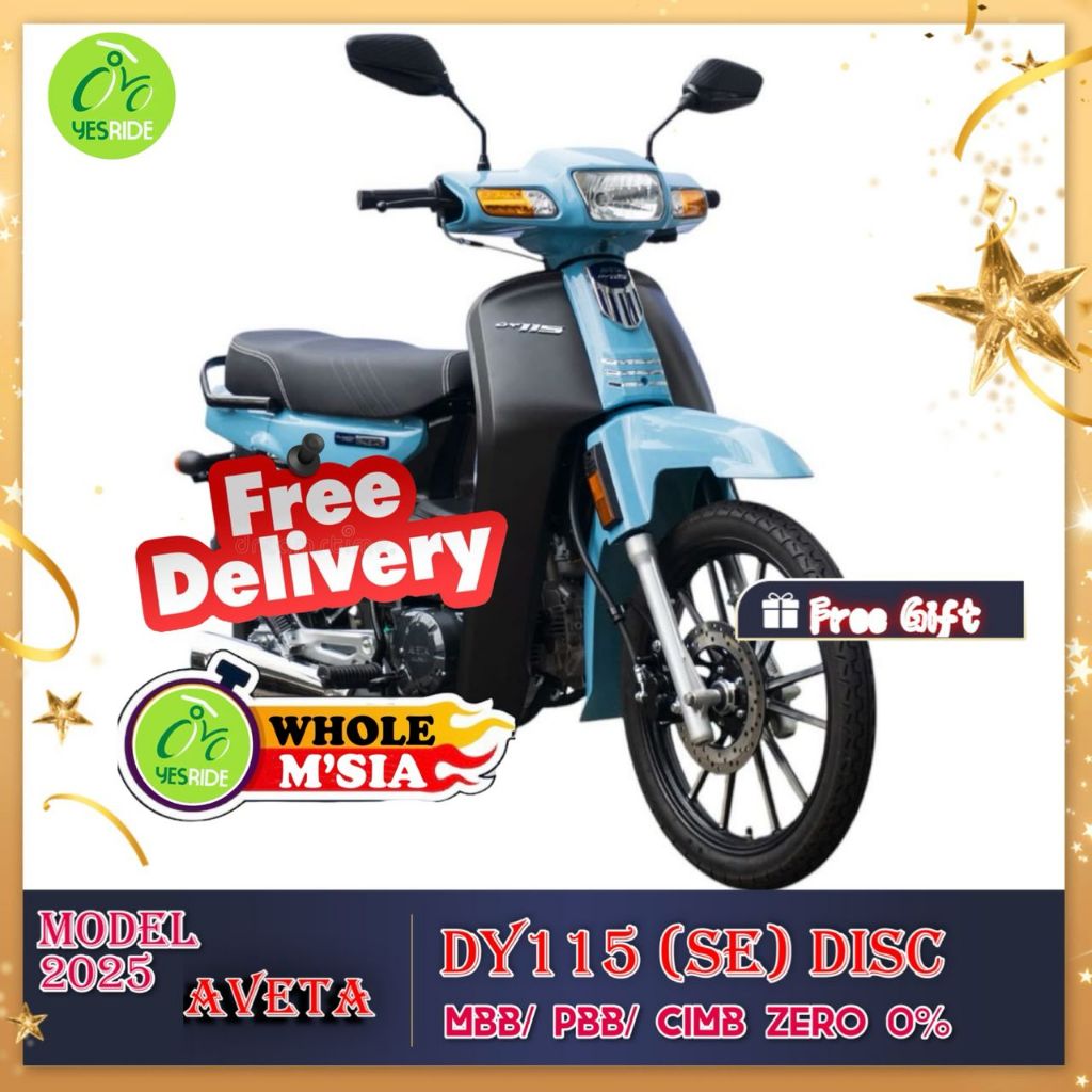 AVETA DY115 Std and SE model 2025 | Shopee Malaysia
