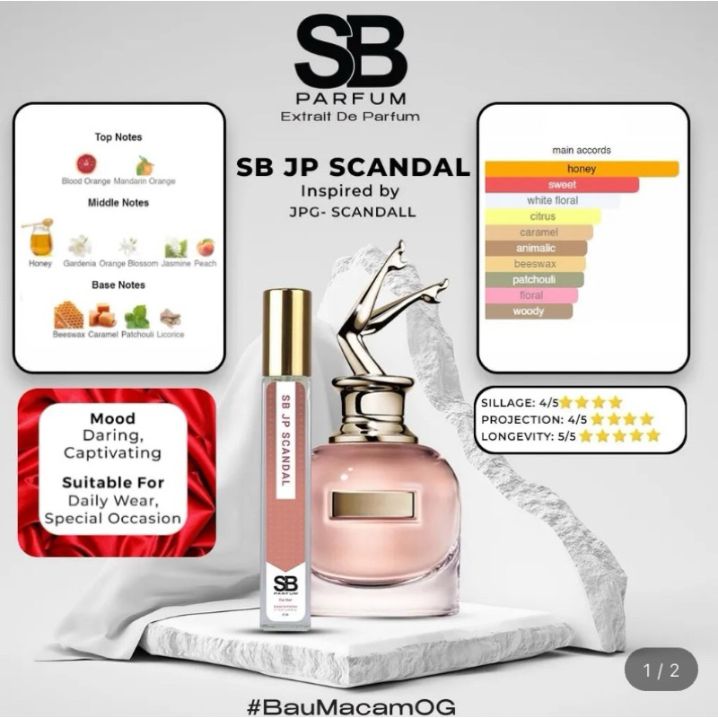 SB PERFUME MINI JP SCANDAL EDP [W] [10ML] | Shopee Malaysia