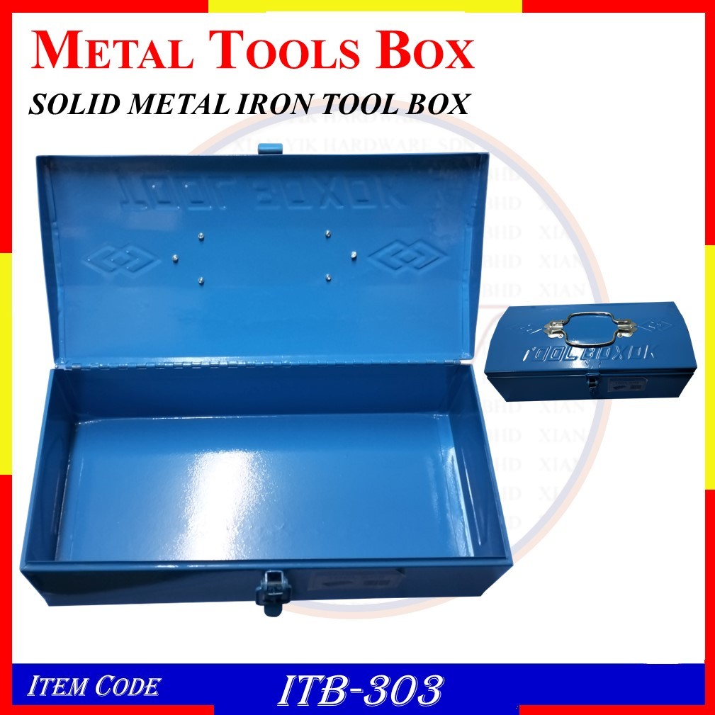 ITB-303 1401 SOLID METAL TOOL BOX | IRON TOOL BOX | TOOLS BOX | Shopee Malaysia