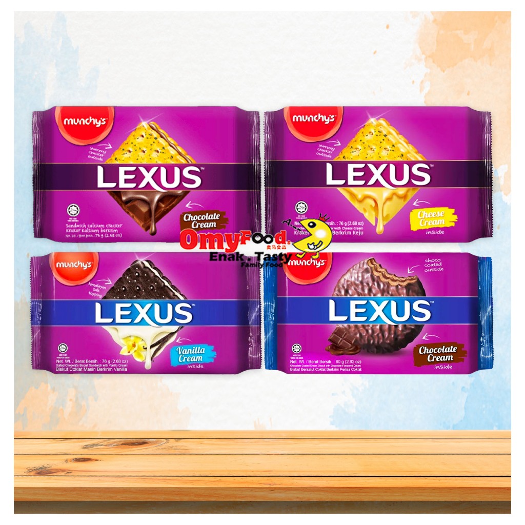 76g / 80g Munchy's Lexus Assorted Biscuit [OmyFood] | Shopee Malaysia