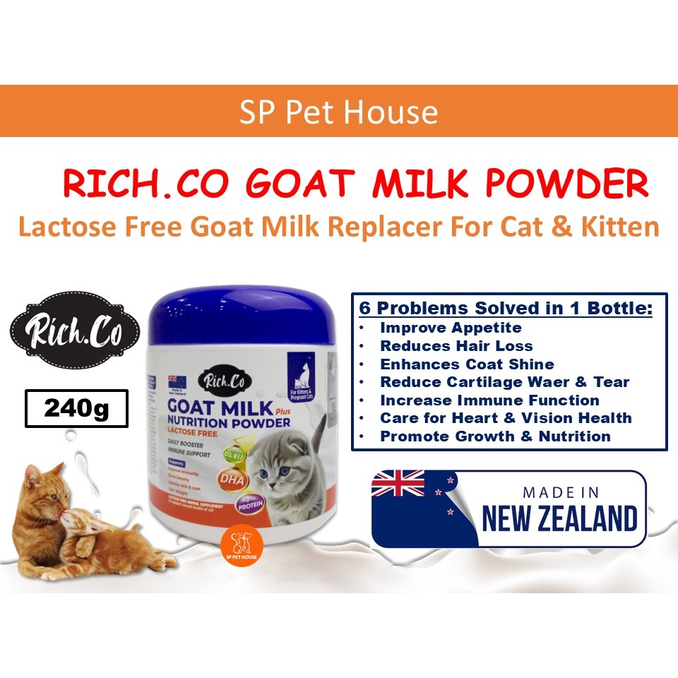 Rich.Co Goat Milk Plus Nutrition Powder 240g (Made In New Zeland ...