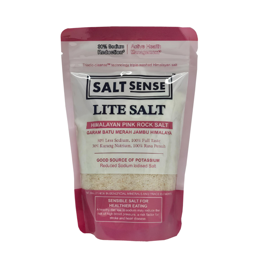 SALT SENSE Lite Salt Himalayan Pink Rock Salt | Garam Batu Merah Jambu ...