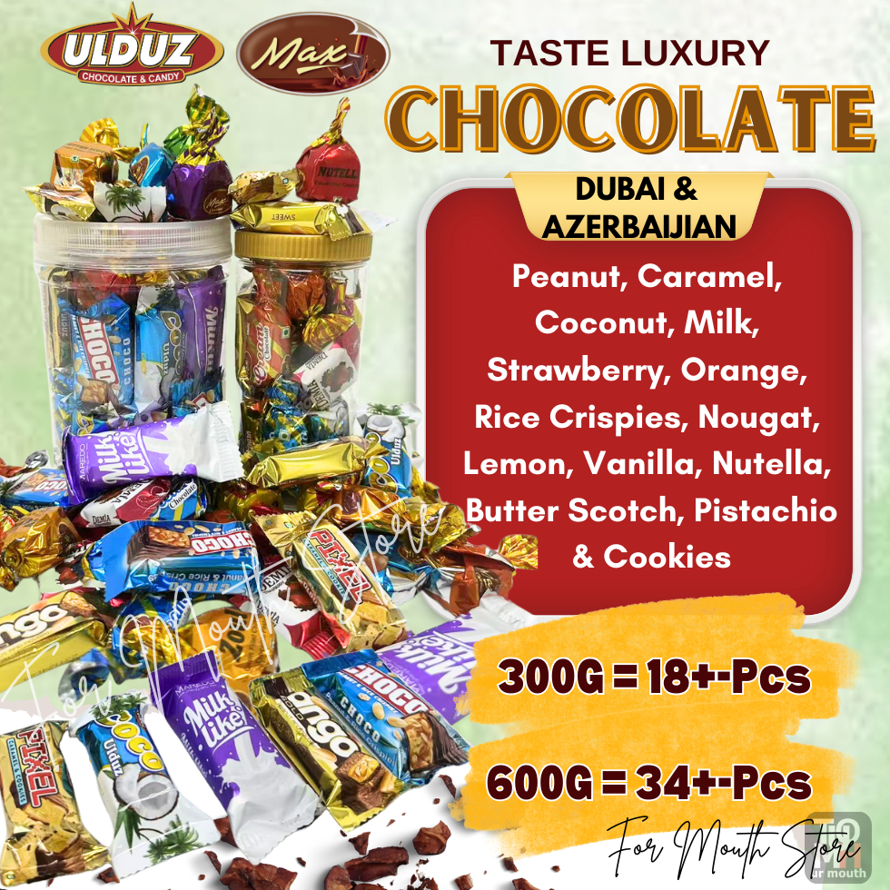 ULDUZ MAX Chocolate Arab Campur Coklat Murah Chocolate Viral Choclate ...