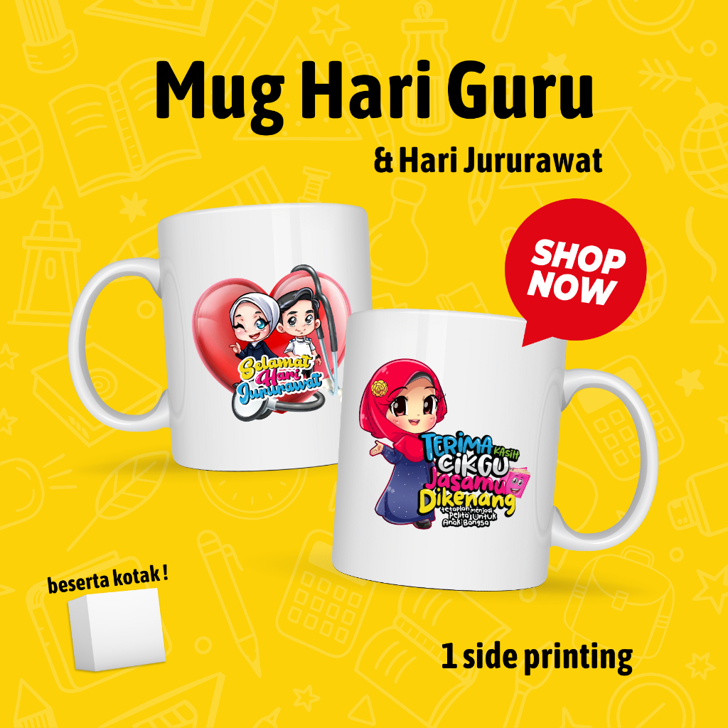 HADIAH HARI GURU, MUG HARI GURU, TEACHERS DAY GIFT | Shopee Malaysia