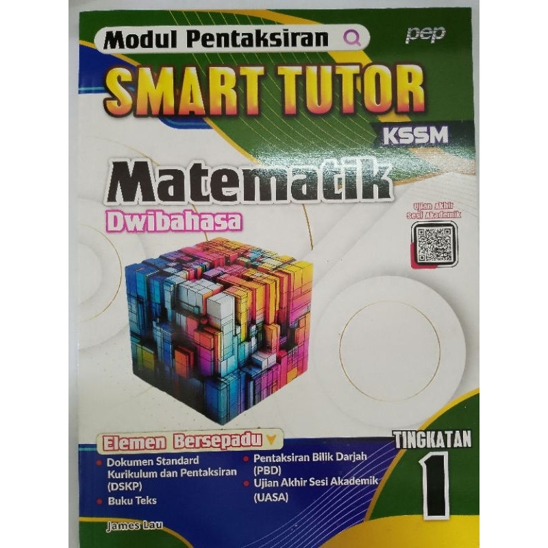 MODUL PENTAKSIRAN SMART TUTOR MATEMATIK DWIBAHASA TINGKATAN 1 | Shopee Malaysia