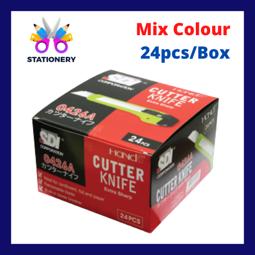 SDI Big Cutter Knife 0426A / Student Knife Pisau Pemotong Office ...