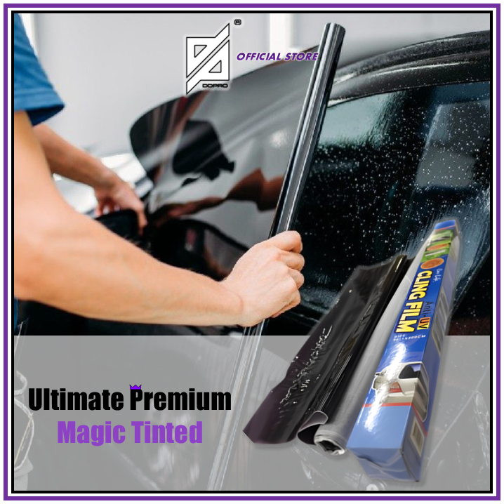 Magic Tinted car House Cling Film Reusable Removable NO Glue 5% 20% ...