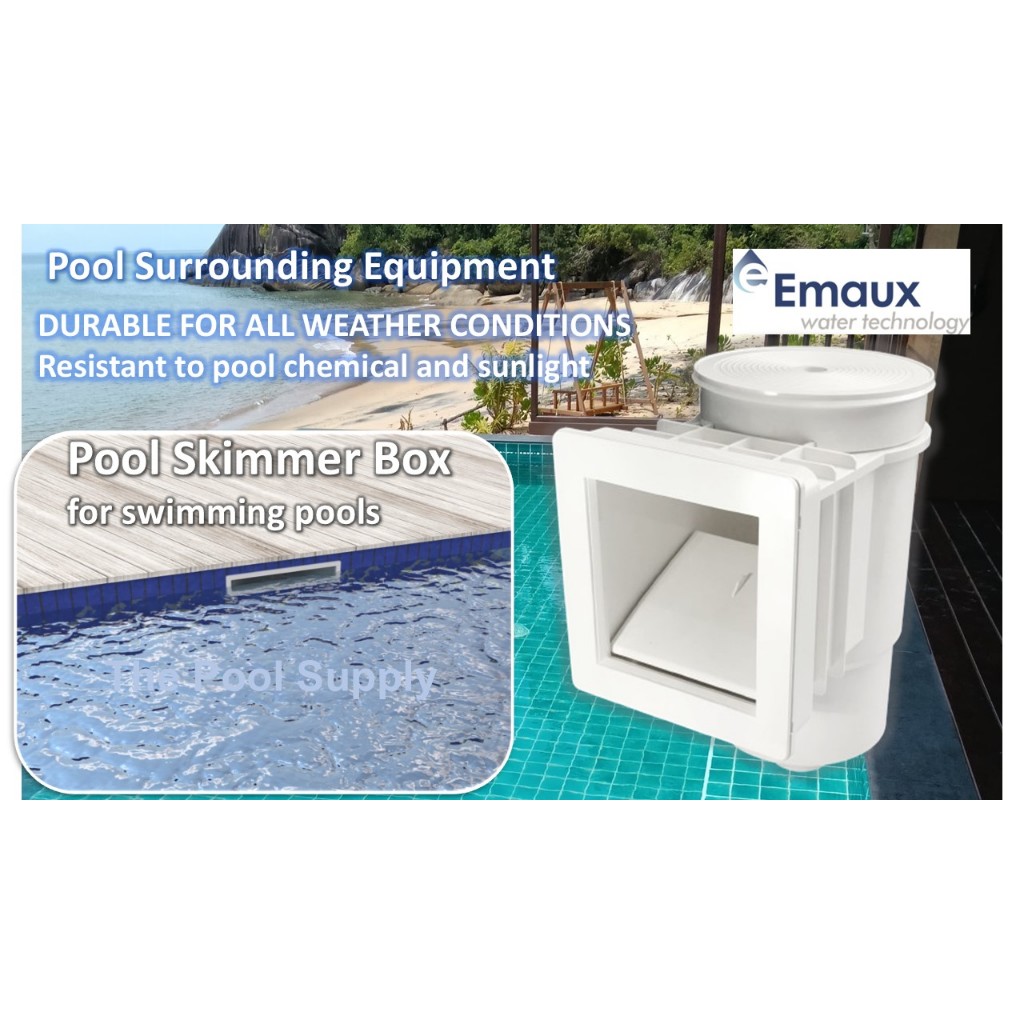 EMAUX Swimming Pool Skimmer Box for Residential Concrete or Vinyl Pool ...