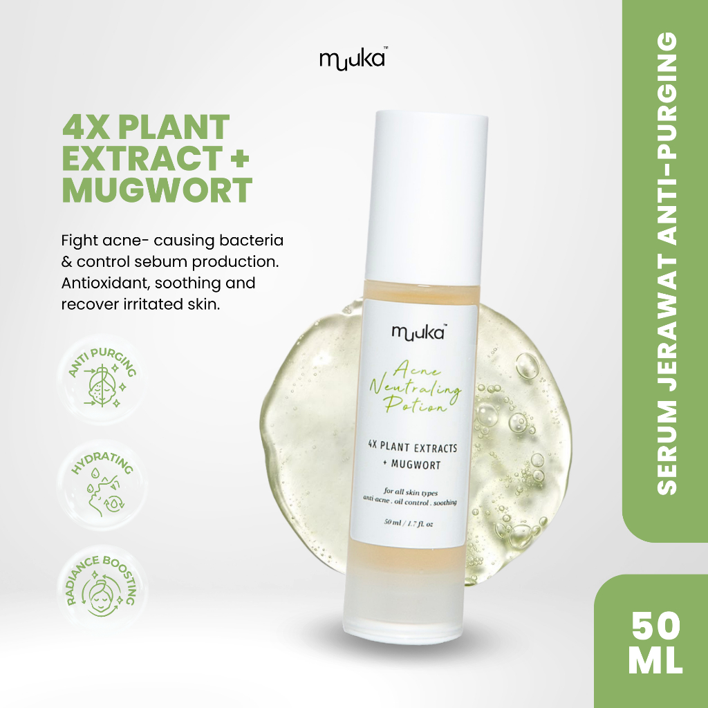 muuka Acne Neutraling Potion 50 ML | Serum Jerawat | Acne Treatment ...