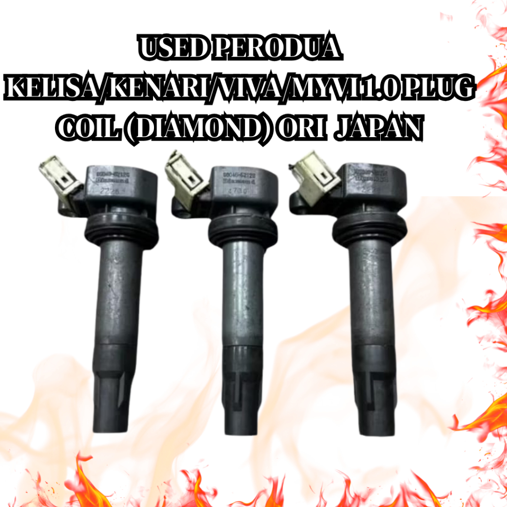 USED PERODUA KELISA/KENARI/VIVA/MYVI 1.0 PLUG COIL DIAMOND/NGK/NAP ...