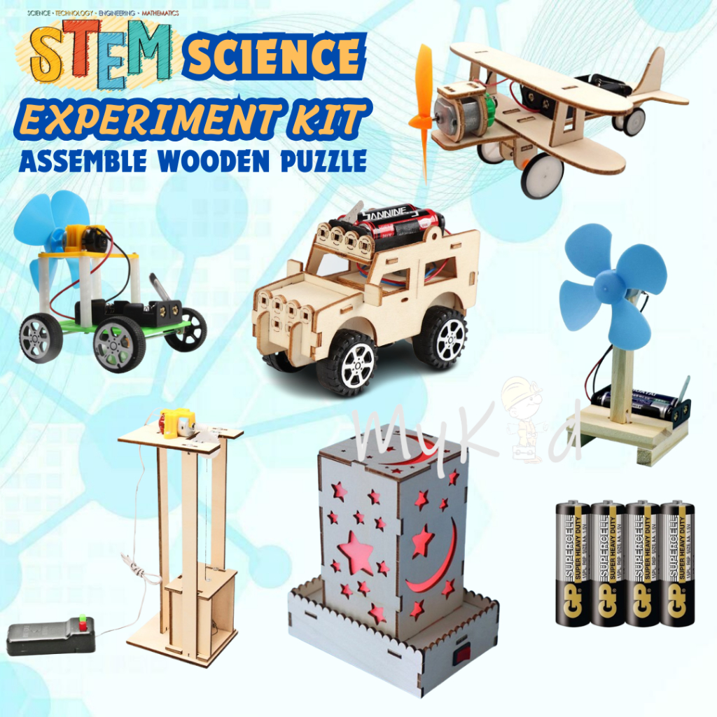 MyKid Science Experiment Kit STEM Educational Toys RBT Project Assembly ...