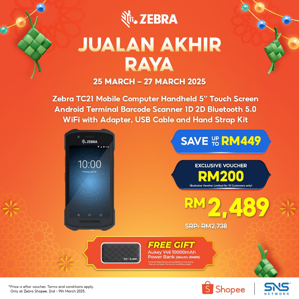 (*B2B Order) Zebra TC21/TC26 Mobile Computer Handheld 5'' Touch Screen ...