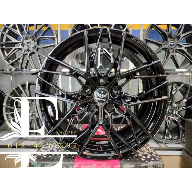 新 NEW SPORT RIM 17 INCH RM1680 4PC CIVIC ARUZ CROSS CAMRY K5 WRV (KENA ...