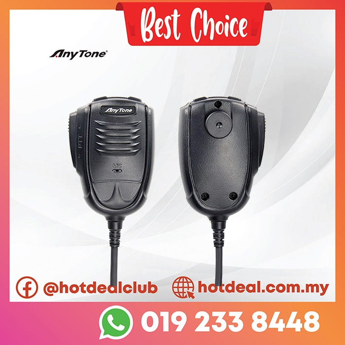 ptt mic for anytone at5555n CB (original) | Shopee Malaysia
