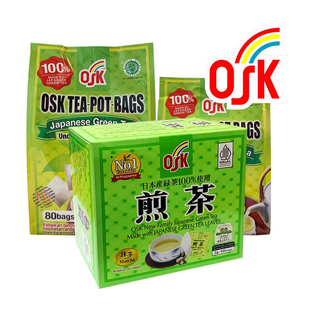 OSK Trade Mark 100% Japanese Green Tea Leaves / Teh Hijau | Shopee Malaysia