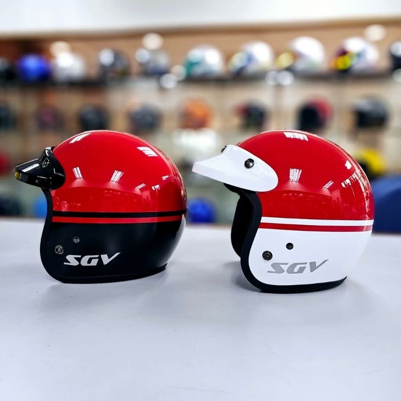 ♨️TERBARU♨️ SGV 2-Tone Helmet SGV99 Shell | Shopee Malaysia