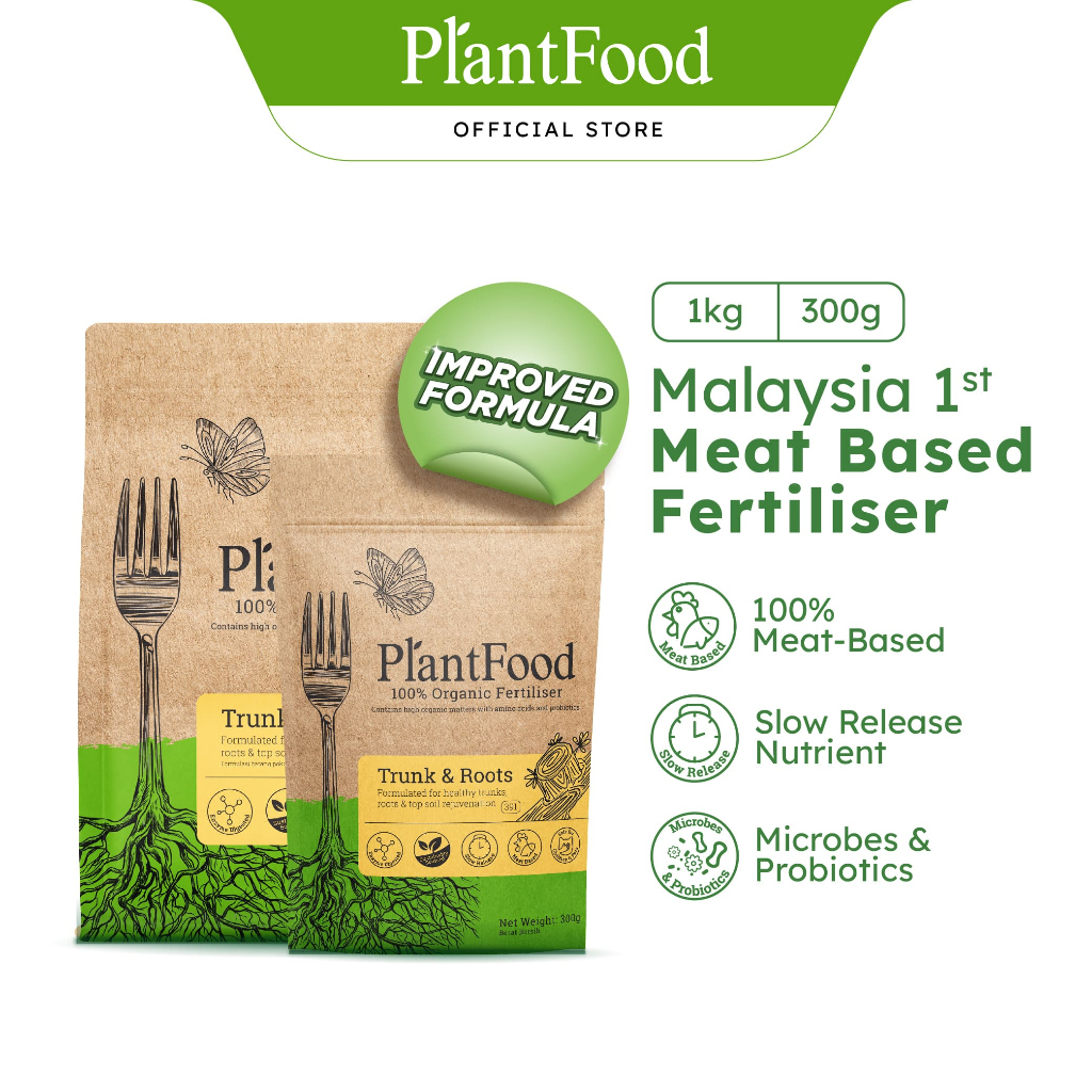 PlantFood Trunk & Roots 100% Organic Fertiliser / Baja Pokok / Baja ...