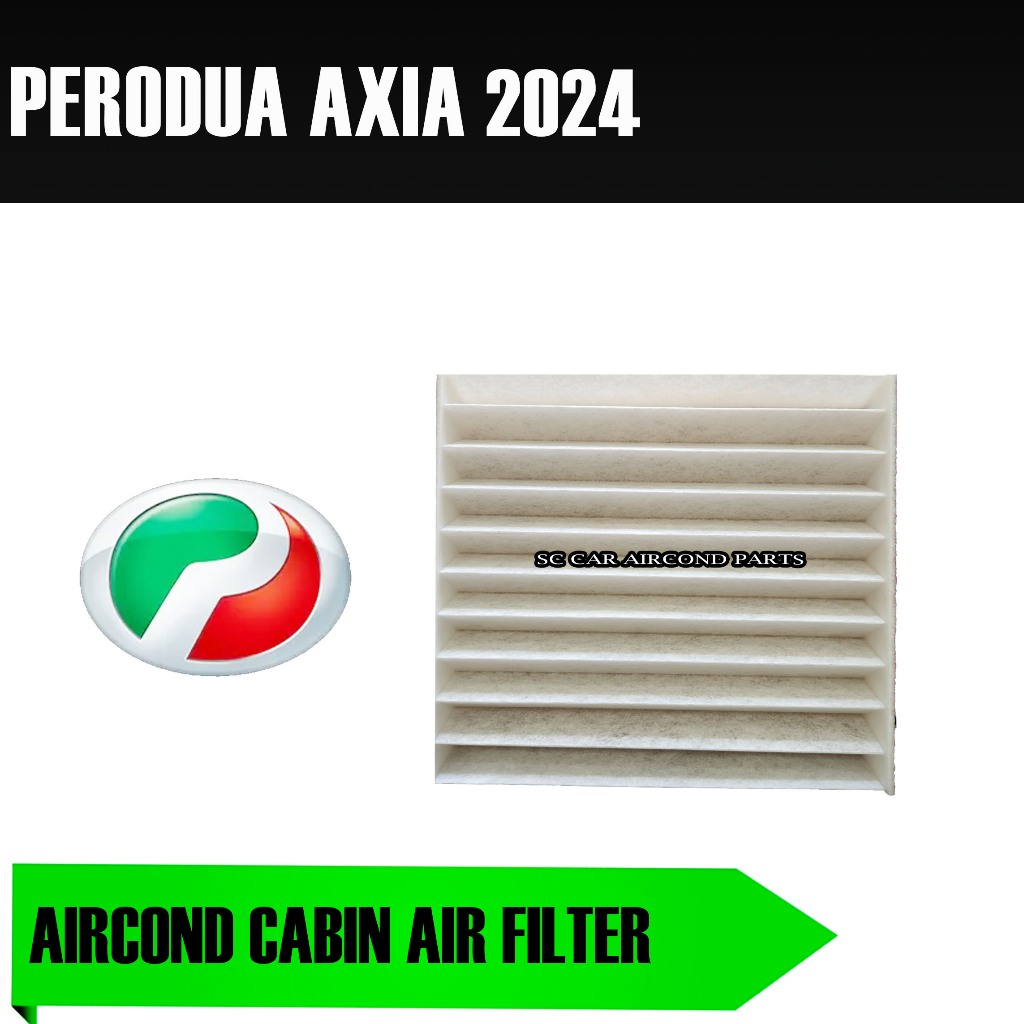 PERODUA AXIA 2024 YEAR CABIN/ BLOWER AIR FILTER (CAR AC) (UNDER ...