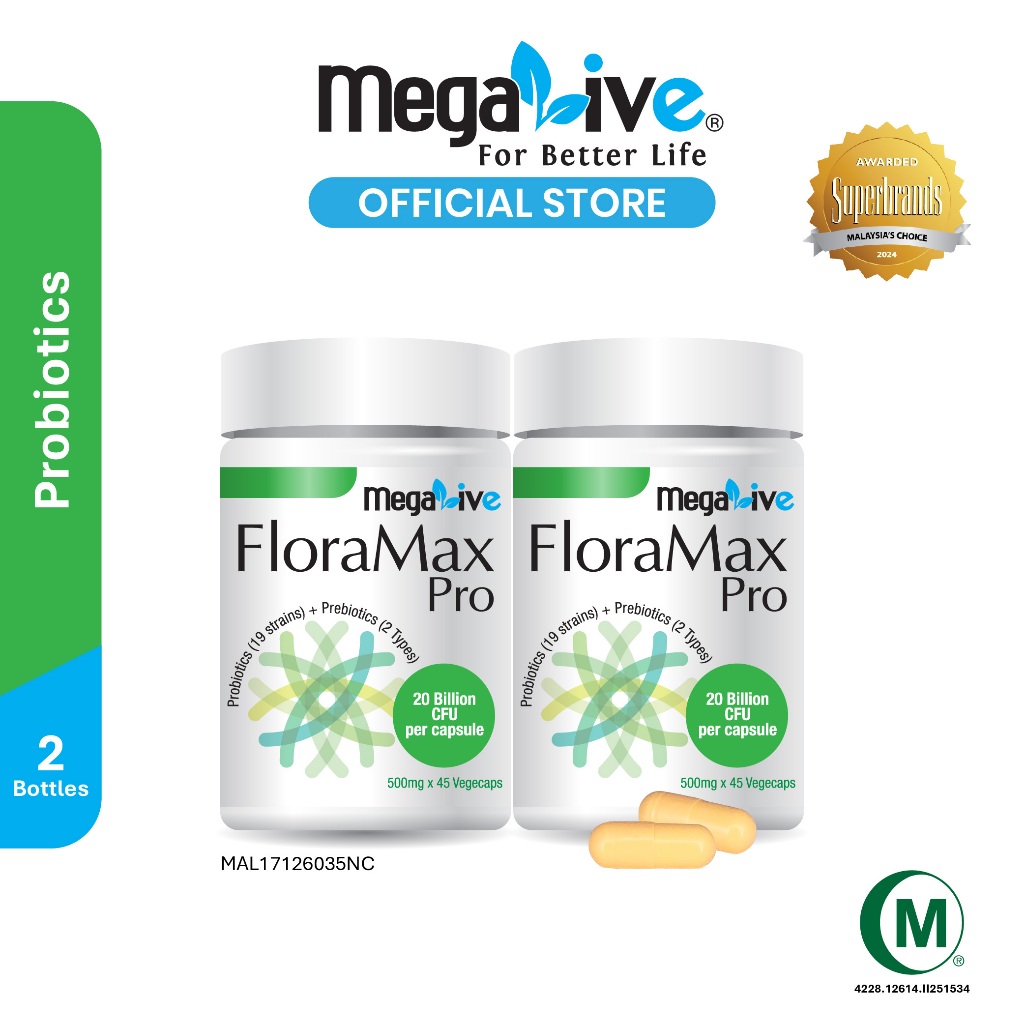 MegaLive FloraMax Pro (45's/2 x 45's) | Shopee Malaysia