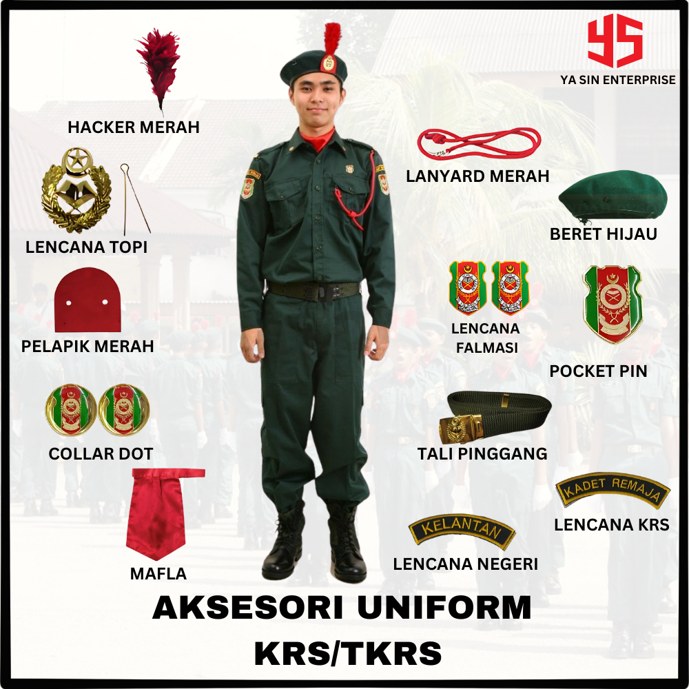 AKSESORI KADET REMAJA SEKOLAH UNIFORM- KRS/TKRS (KELANTAN) | Shopee ...