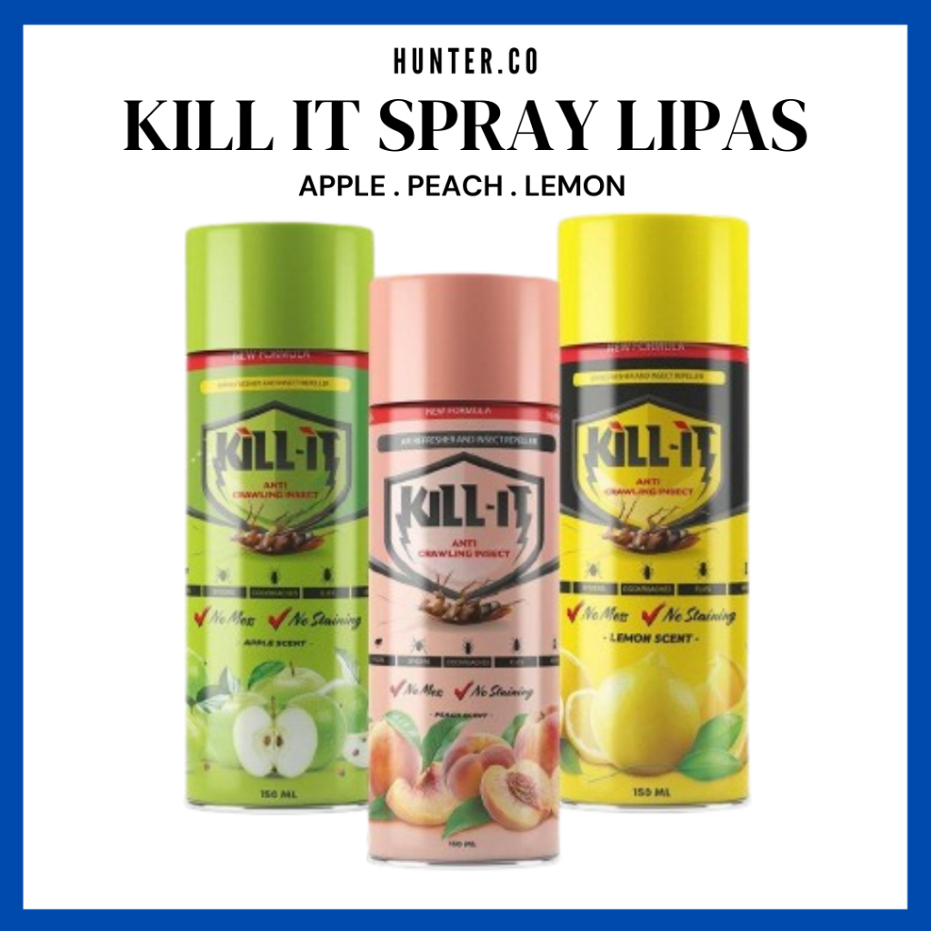 READYSTOCK Kill It Spray Lipas Kereta Killit Lipas Ubat Lipas Pest ...