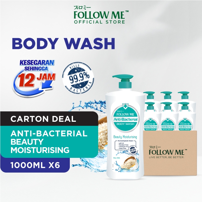 [BUY 5 FREE 1] Follow Me Anti-Bacterial Body Wash - Beauty Moisturising ...